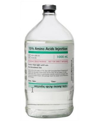 15% AMINO ACIDS INJECTION PBP (1L GLASS) - B. Braun Medical - S3200-SS ...