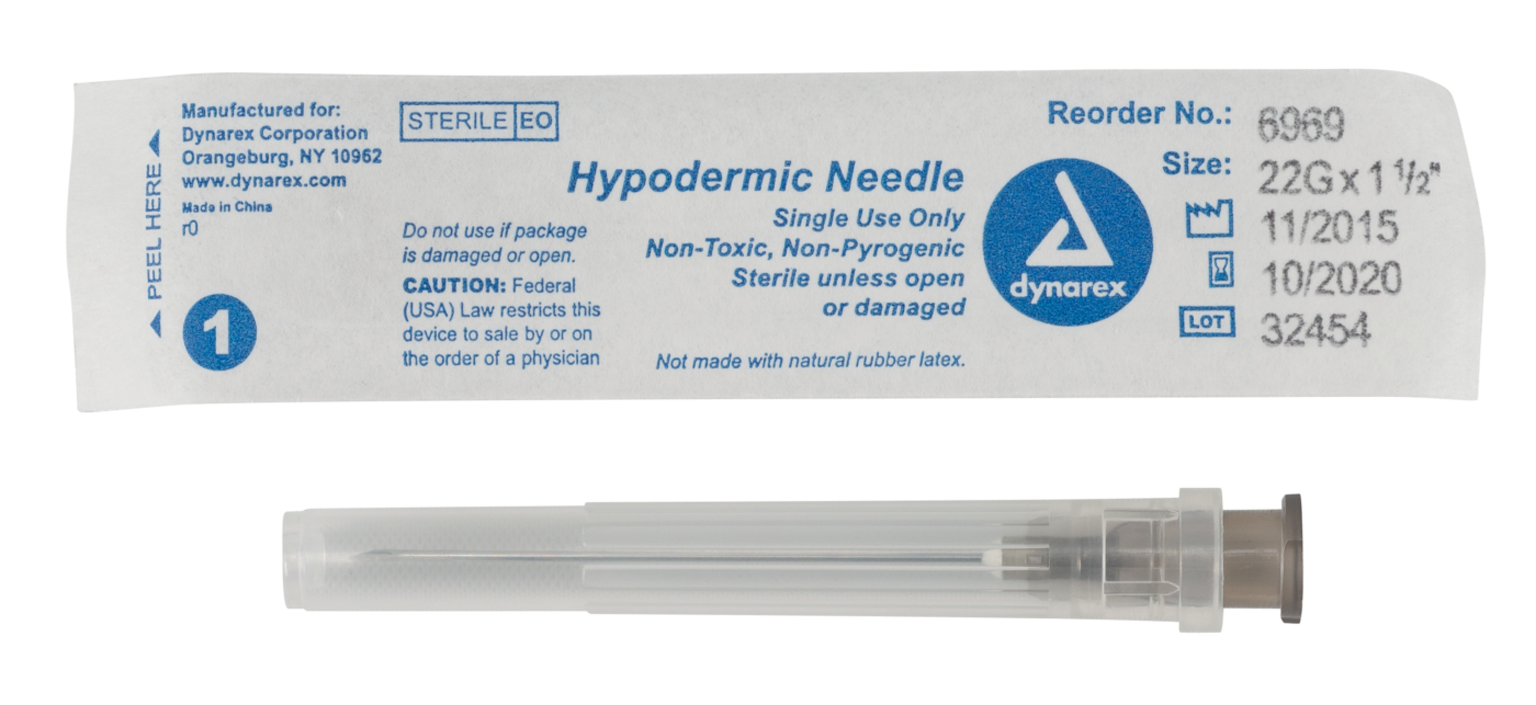 Hypodermic Needles - Dynarex - 6969 - Ocean Medical Supply