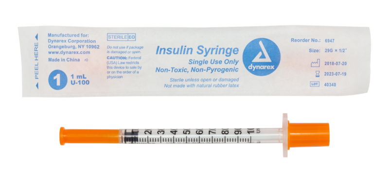 Insulin Syringes - Dynarex - 6947 - Ocean Medical Supply