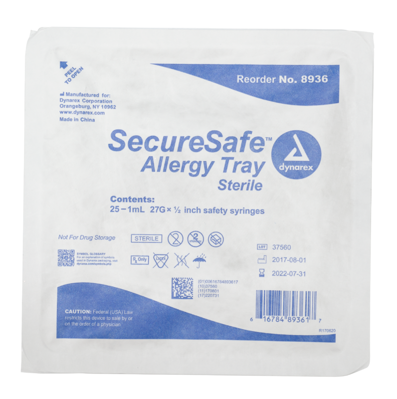 SecureSafe Safety Syringes - Dynarex - 8936 - Ocean Medical Supply