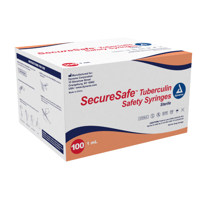 SecureSafe Safety Syringes - Dynarex - 8939 - Ocean Medical Supply